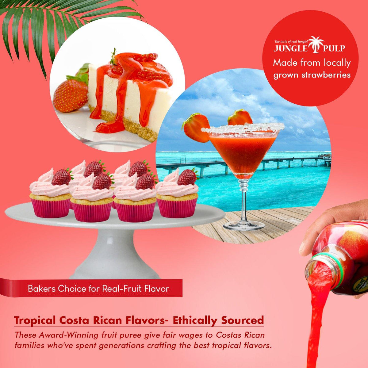 A perfect strawberry puree to start your mornings with - Jungle Pulp